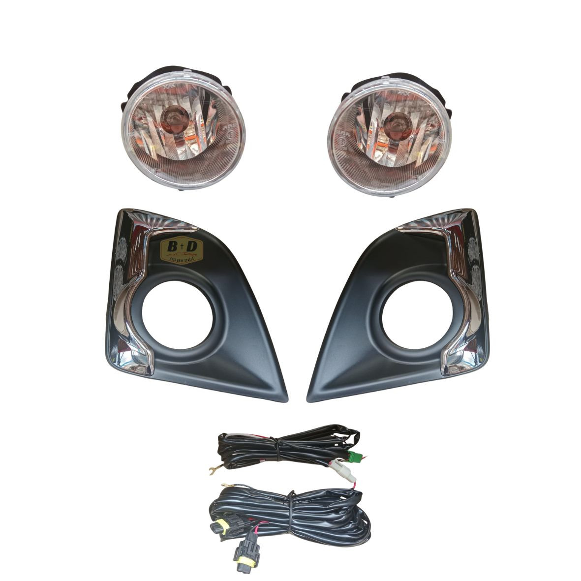 Isuzu D-Max F/L Fog Light Set 17- (W/Wires) (SQ) | B+D Auto Body Spares